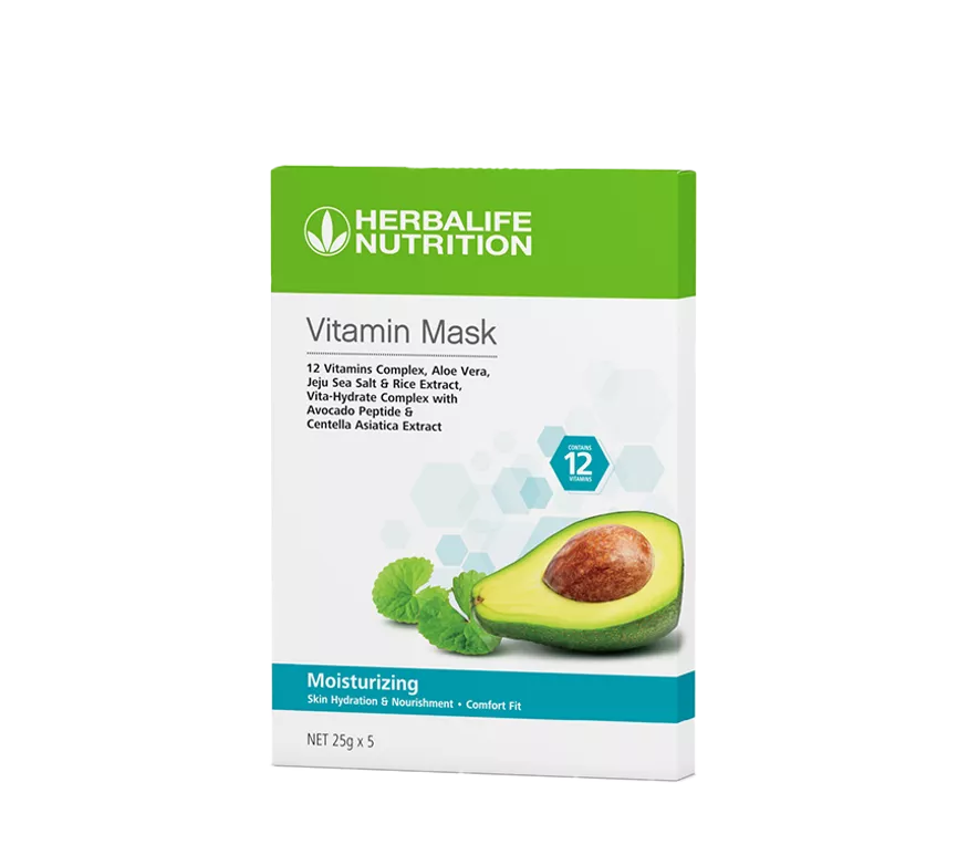 Vitamin Facial Mask Moisturizing 25g x 5 | Herbalife Cambodia