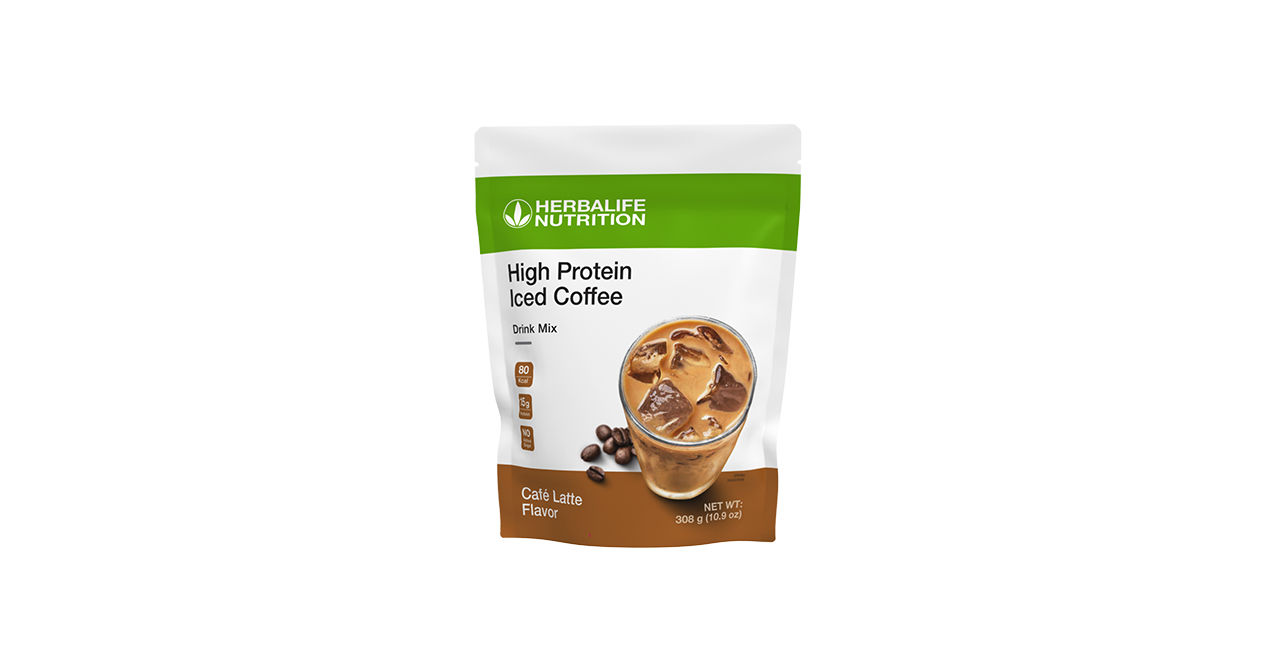 High Protein Iced Coffee Drink Mix Café Latte 308g | Herbalife Philippines