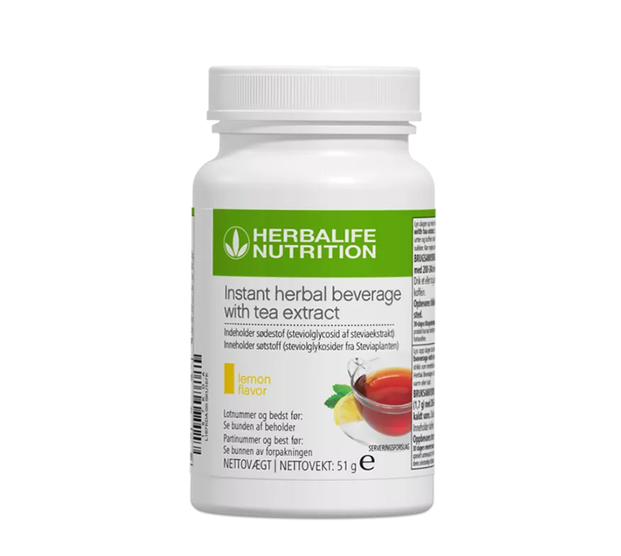 Instant herbal beverage with tea extract Lemon | Herbalife Danmark