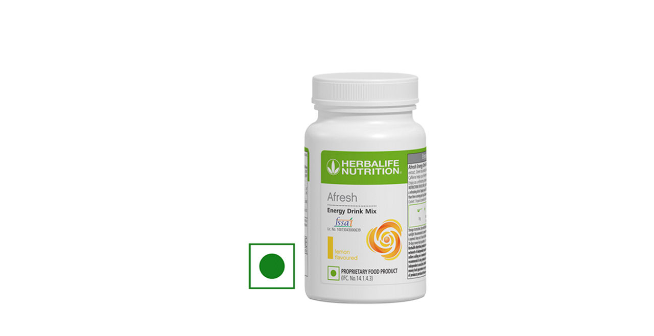 Afresh Energy Drink Mix Lemon flavour | Herbalife India