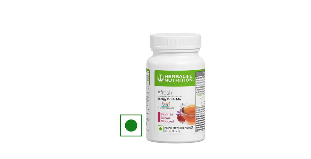 Afresh Energy Drink Mix | Kashmiri Kahwa | Herbalife India