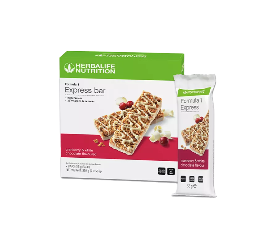 Formula 1 Express Bar Cranberry & White Chocolate | Herbalife South Africa